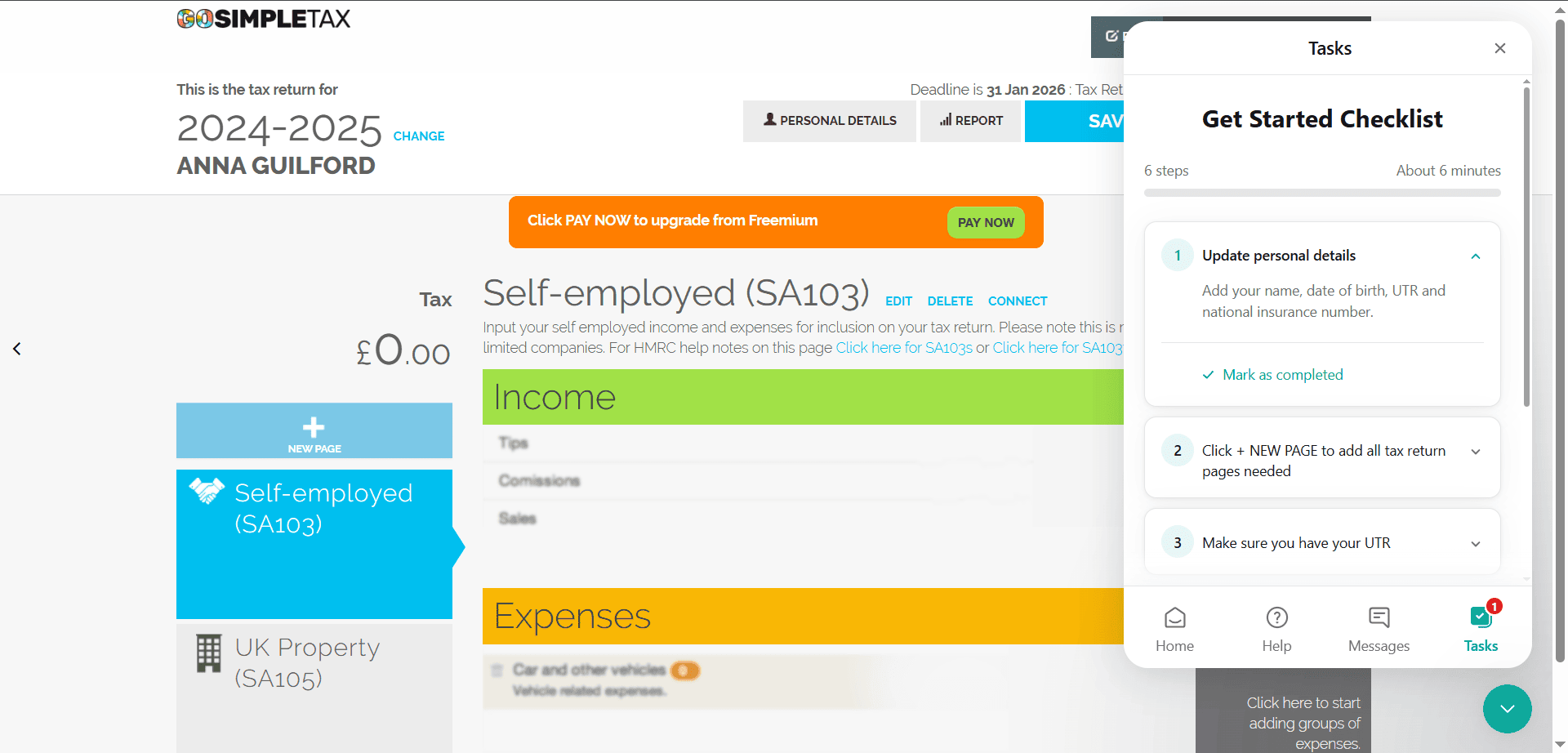 How to File a Self Assessment Tax Return to HMRC | GoSimpleTax